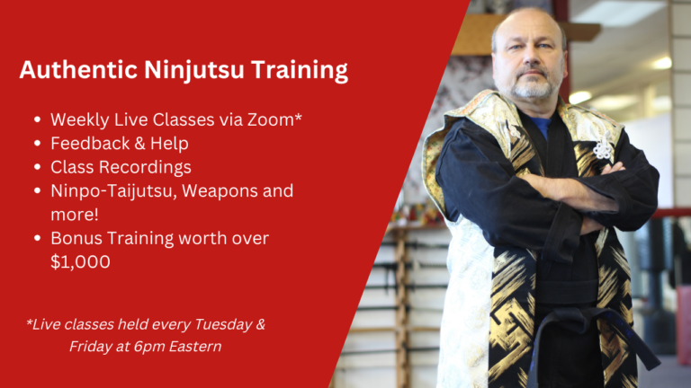 Achieving Success in Ninjutsu Training as a Distance Learning Student